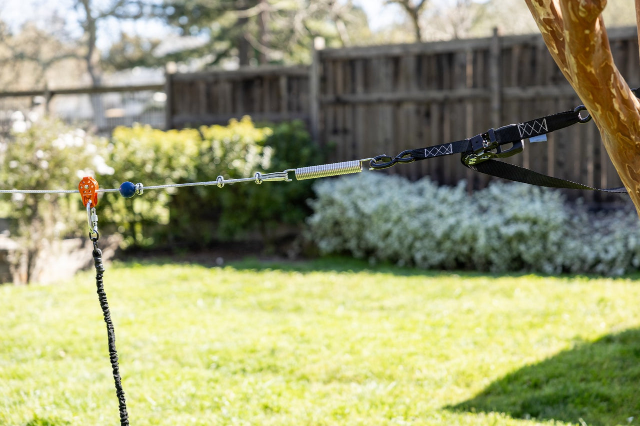 Buy Heavy-Duty Sky Track Permanent Cable Dog Run for Secure Outdoor ...